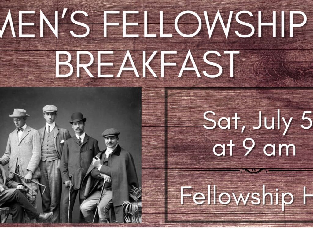 Men's Fellowship Breakfast - REDEEMER BY THE SEA